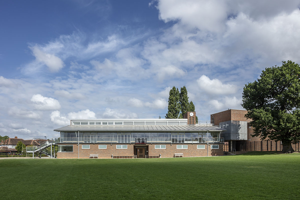 University College School Sports Pavilion by Marcus Beale Architects