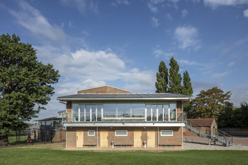 University College School Sports Pavilion by Marcus Beale Architects
