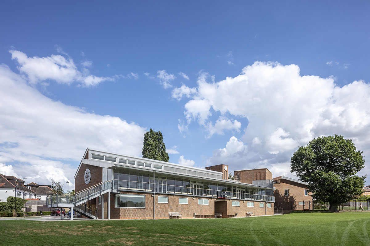 University College School Sports Pavilion by Marcus Beale Architects